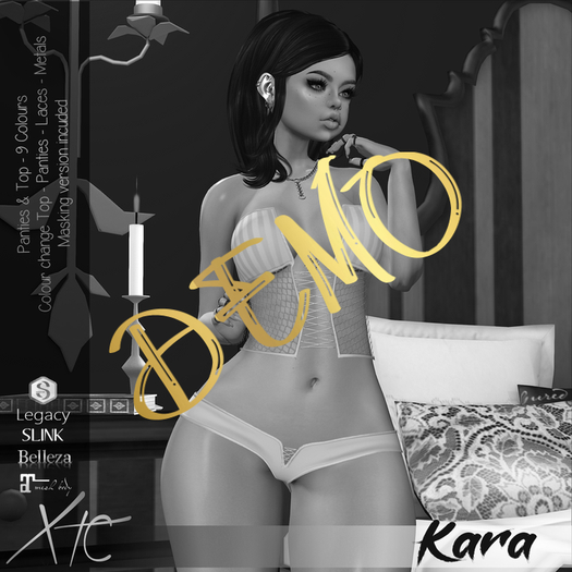 Second Life Marketplace Xtc Kara Lingerie Set [demo]
